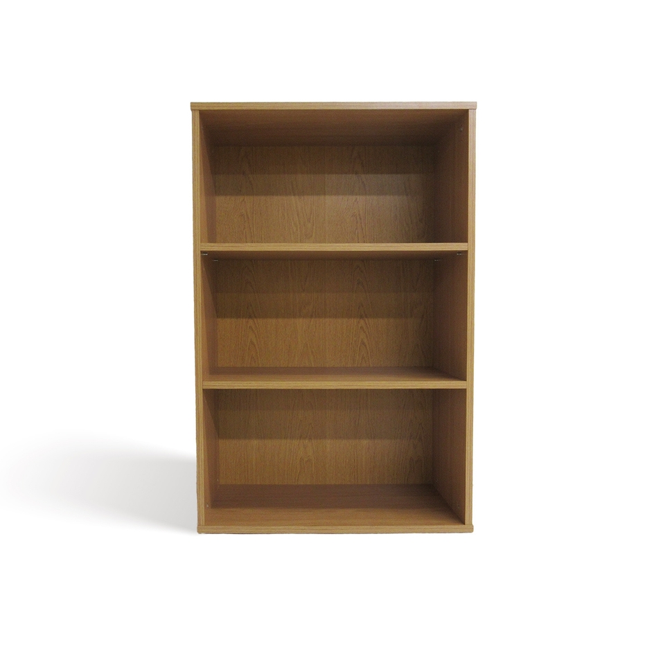 3 Tier Wooden Bookcase - Oak | Homebase