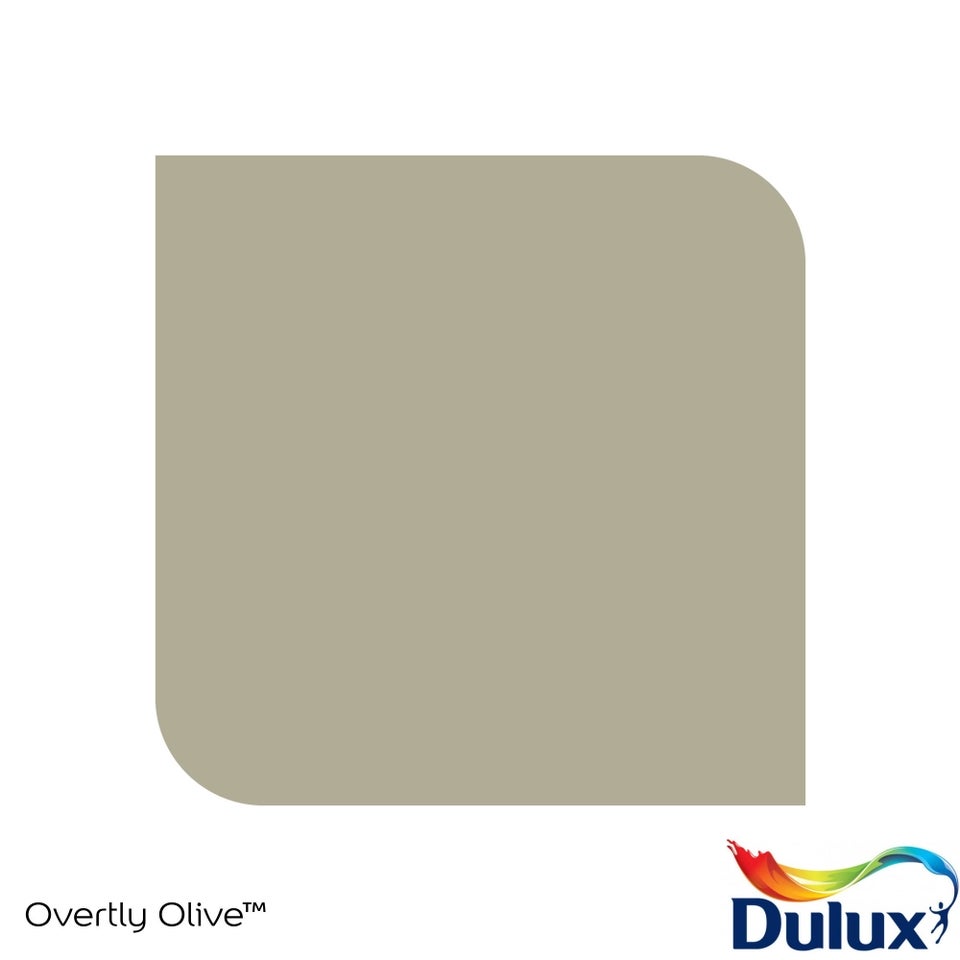 Dulux Matt Paint Overtly Olive - Tester 30ml | Homebase