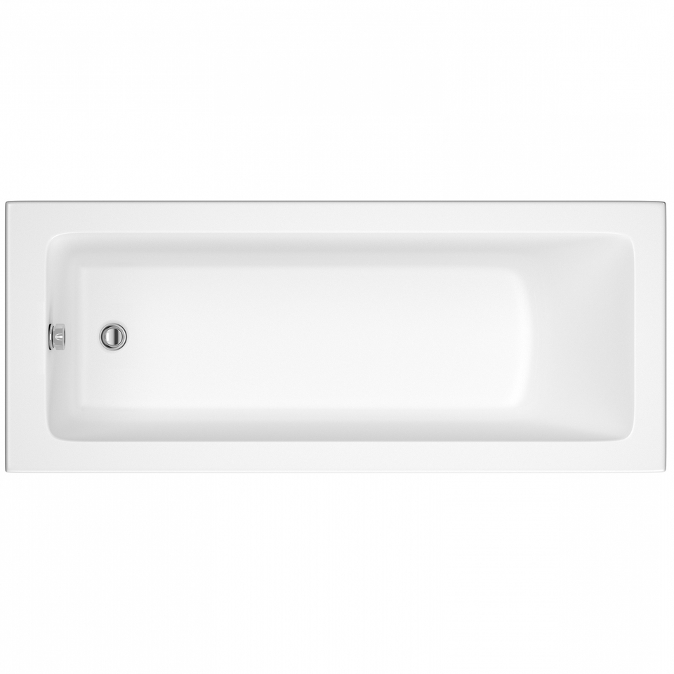 Bathstore Madeira Single Ended Straight Bath - 1500 x 700mm | Homebase