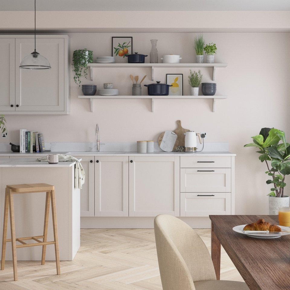 Dulux Light & Space Matt Emulsion Paint Jasmine Shimmer - 2.5L | Homebase