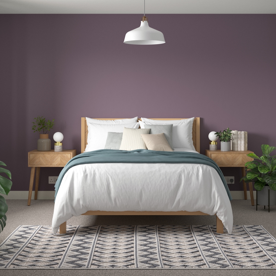 Dulux Simply Refresh Feature Wall One Coat Matt Emulsion Paint Acai ...