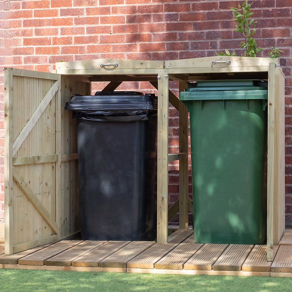 Mercia Double Bin Store | Homebase