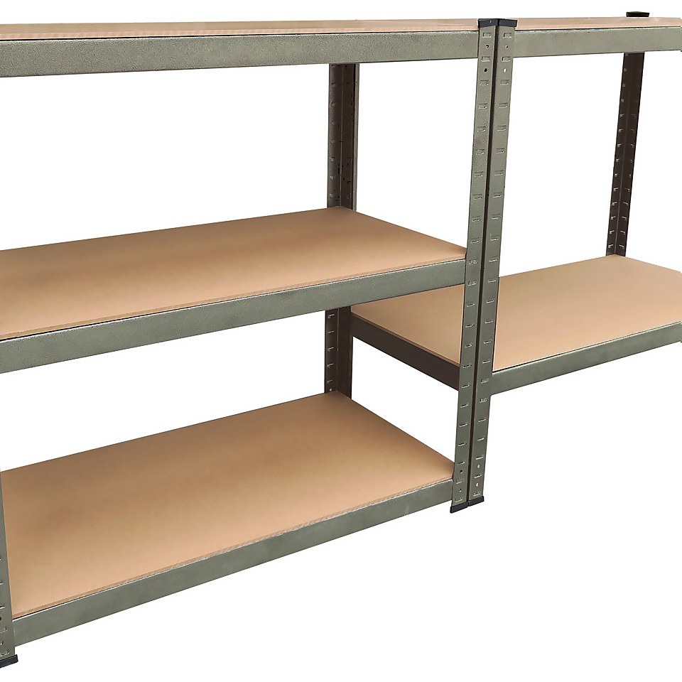 Hilka 265Kg 5 Tier Boltless Shelving System | Homebase