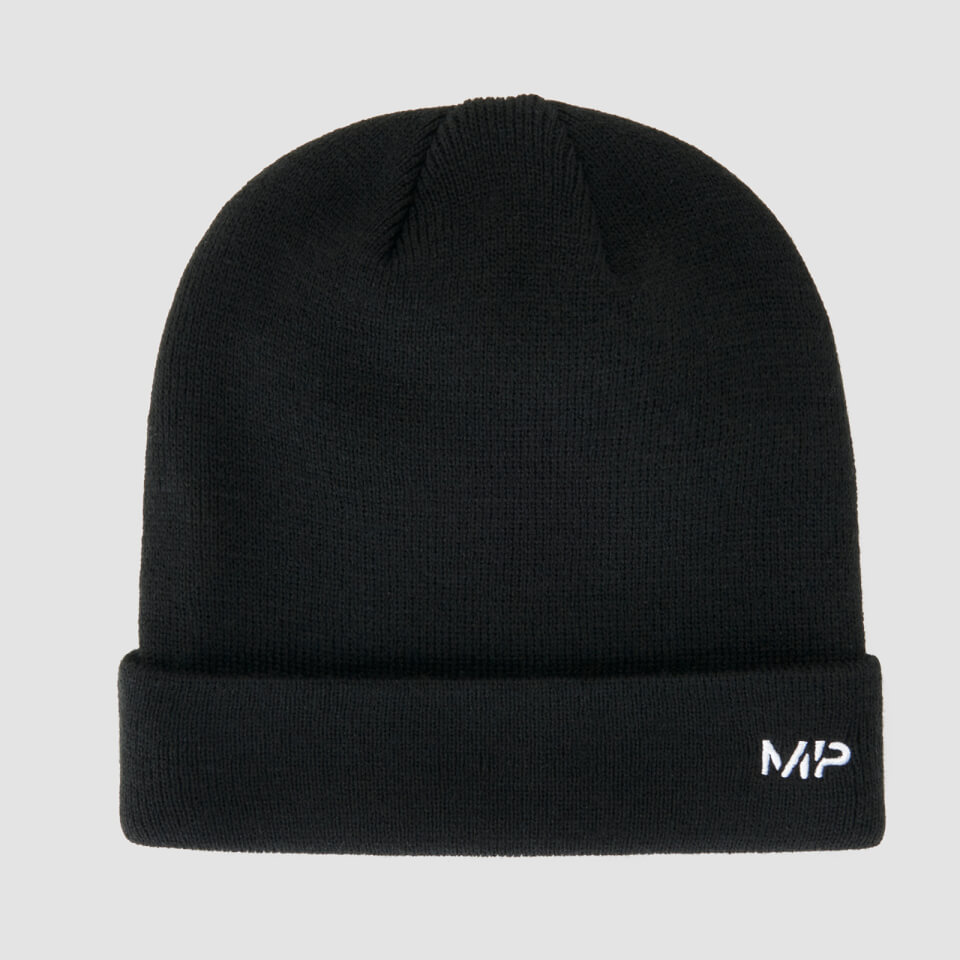 MP Beanie Hat | Black/White | MP