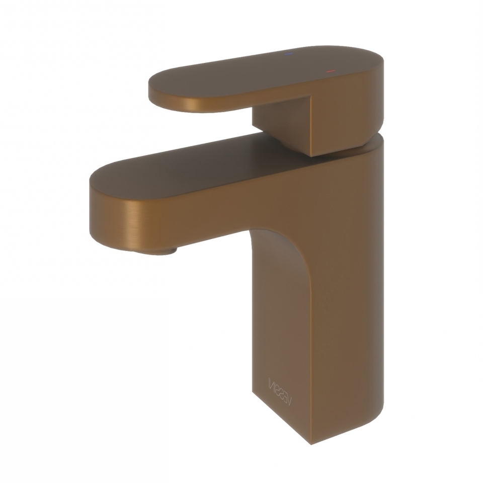 Bathstore Etta Basin Mono Mixer Tap in Bronze | Homebase