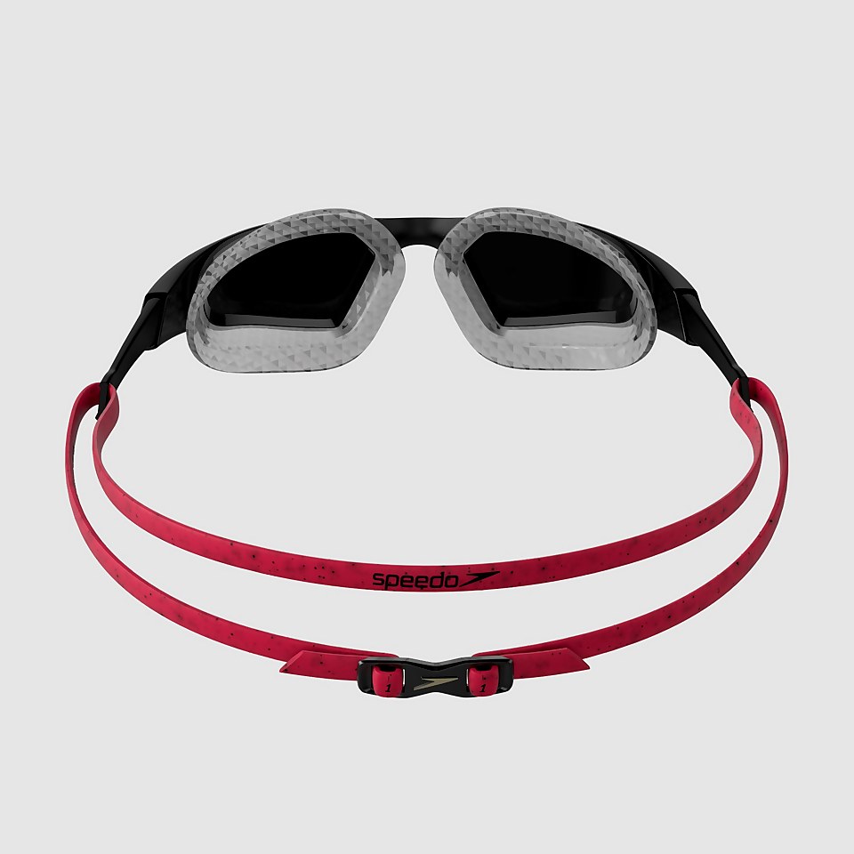 Aquapulse Pro Mirror Goggles Red