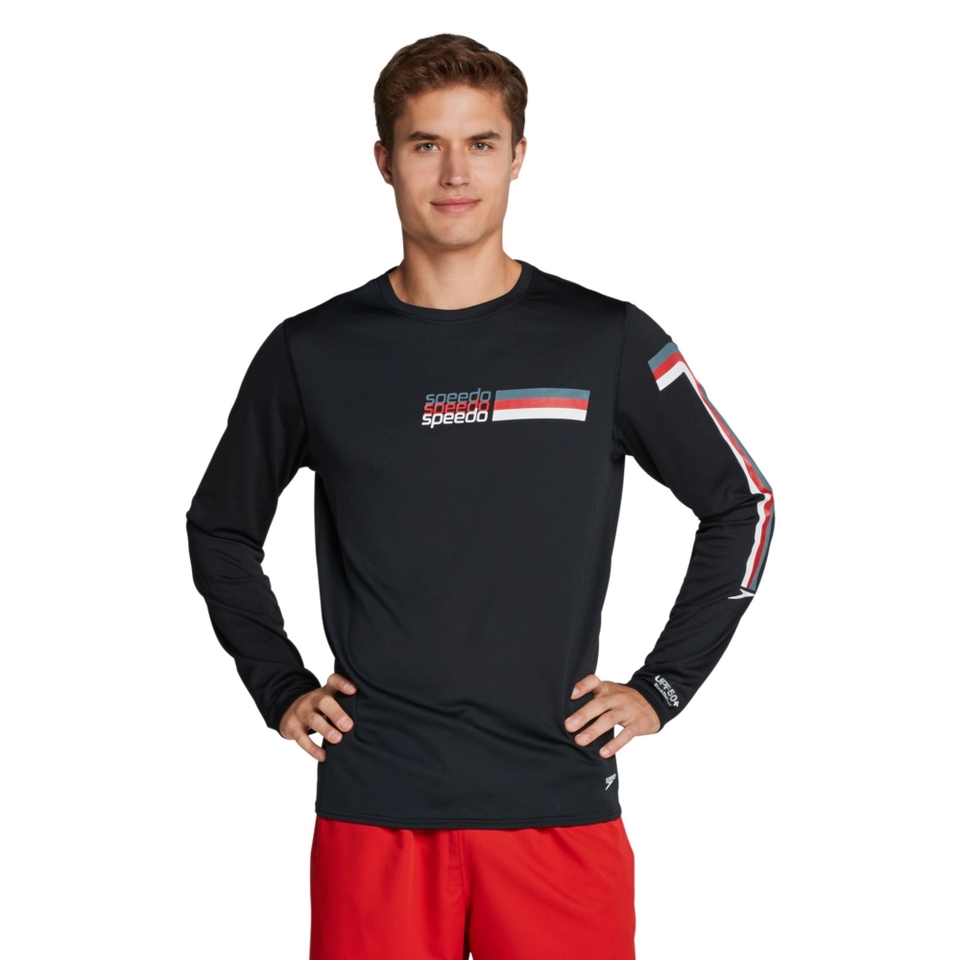 Graphic Long Sleeve Swim Rashguard | Speedo USA