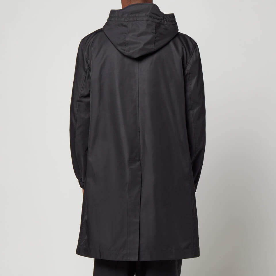 Y-3 Men's Hooded Coat - Black - S | Coggles Y-3 Men's Hooded Coat - Black - S | Coggles