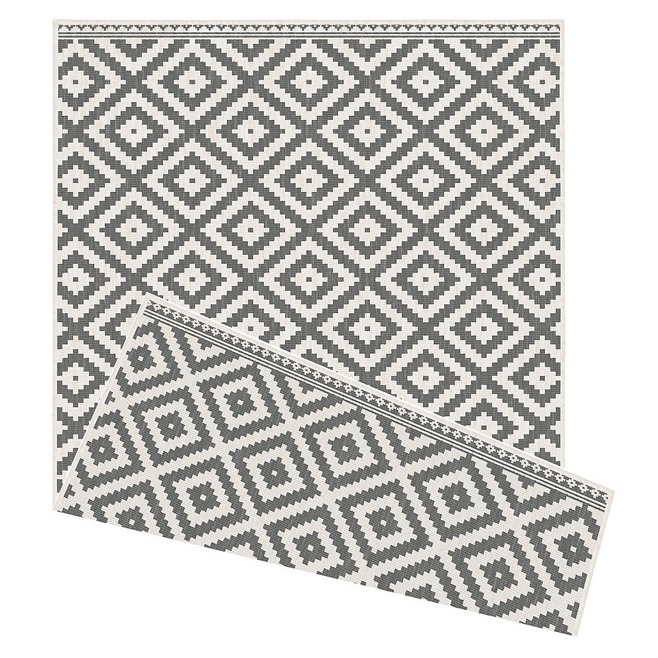 Threshold Grey Geo Rug at Gloria Moreno blog