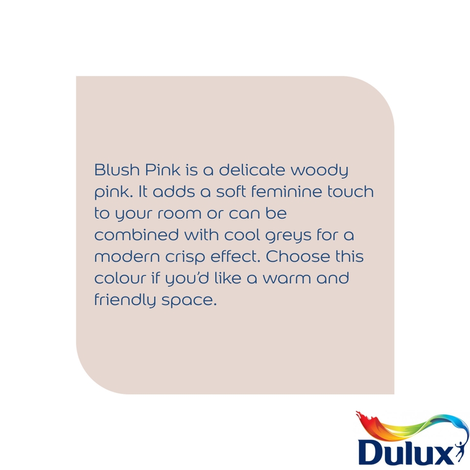 Dulux Easycare Washable & Tough Matt Emulsion Paint Blush Pink - 5L ... Dulux Easycare Washable & Tough Matt Emulsion Paint Blush Pink - 5L ...