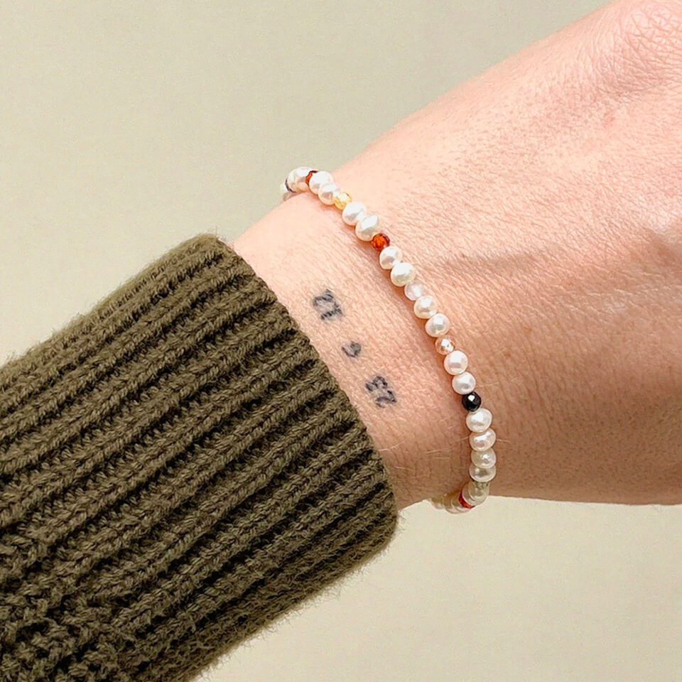 Hermina Athens Pearls And Rainbows Gold Bracelet Hermina Athens Pearls And Rainbows Gold Bracelet