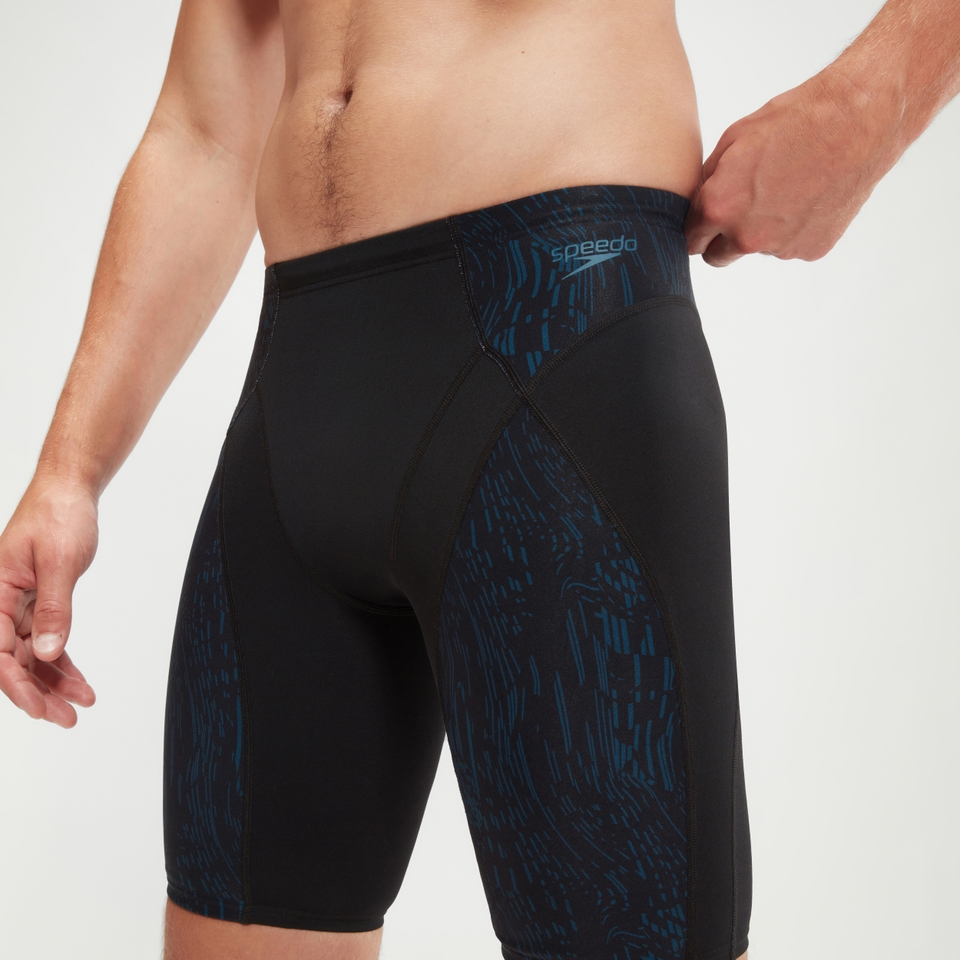 Men's Endurance+ Max Compression Jammer Black/Teal
