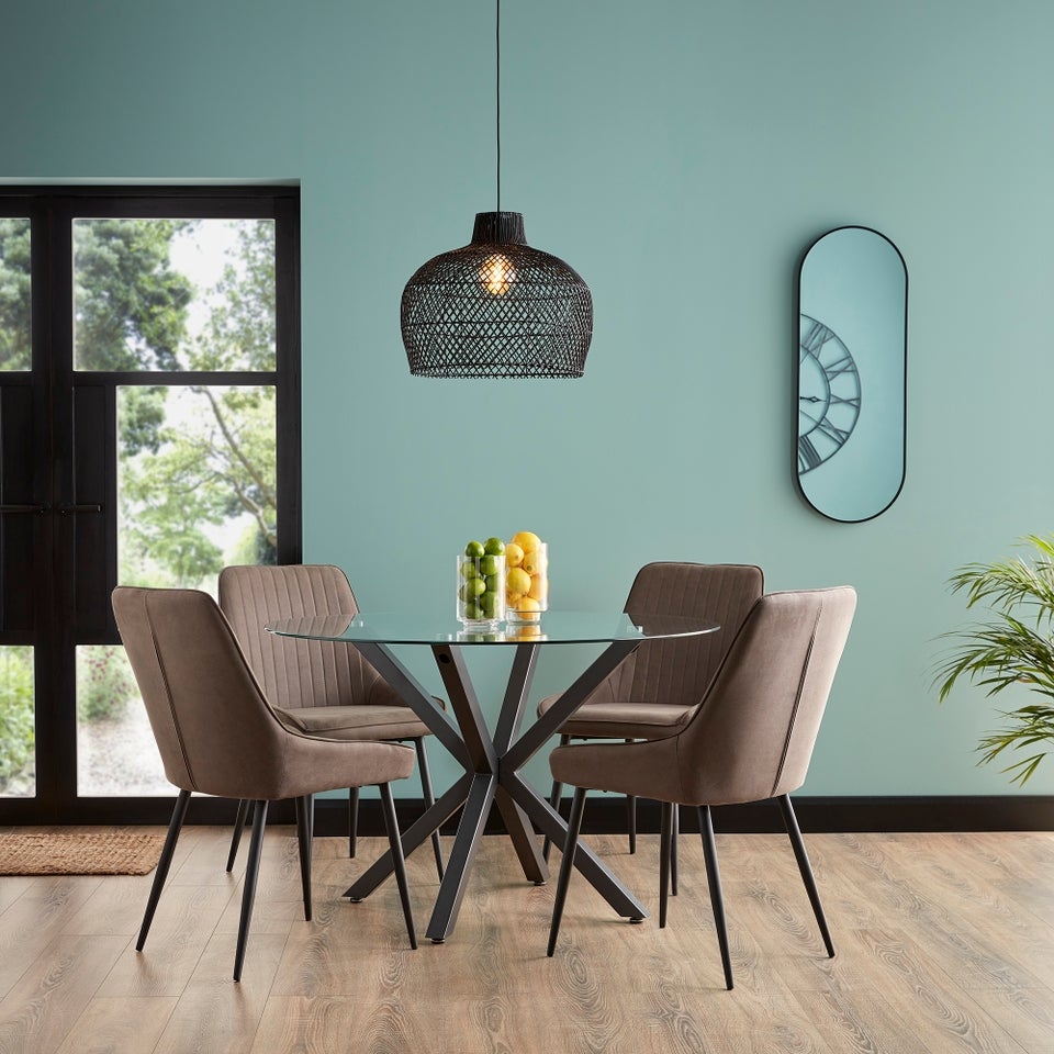 Elephant Leather Dining Chairs