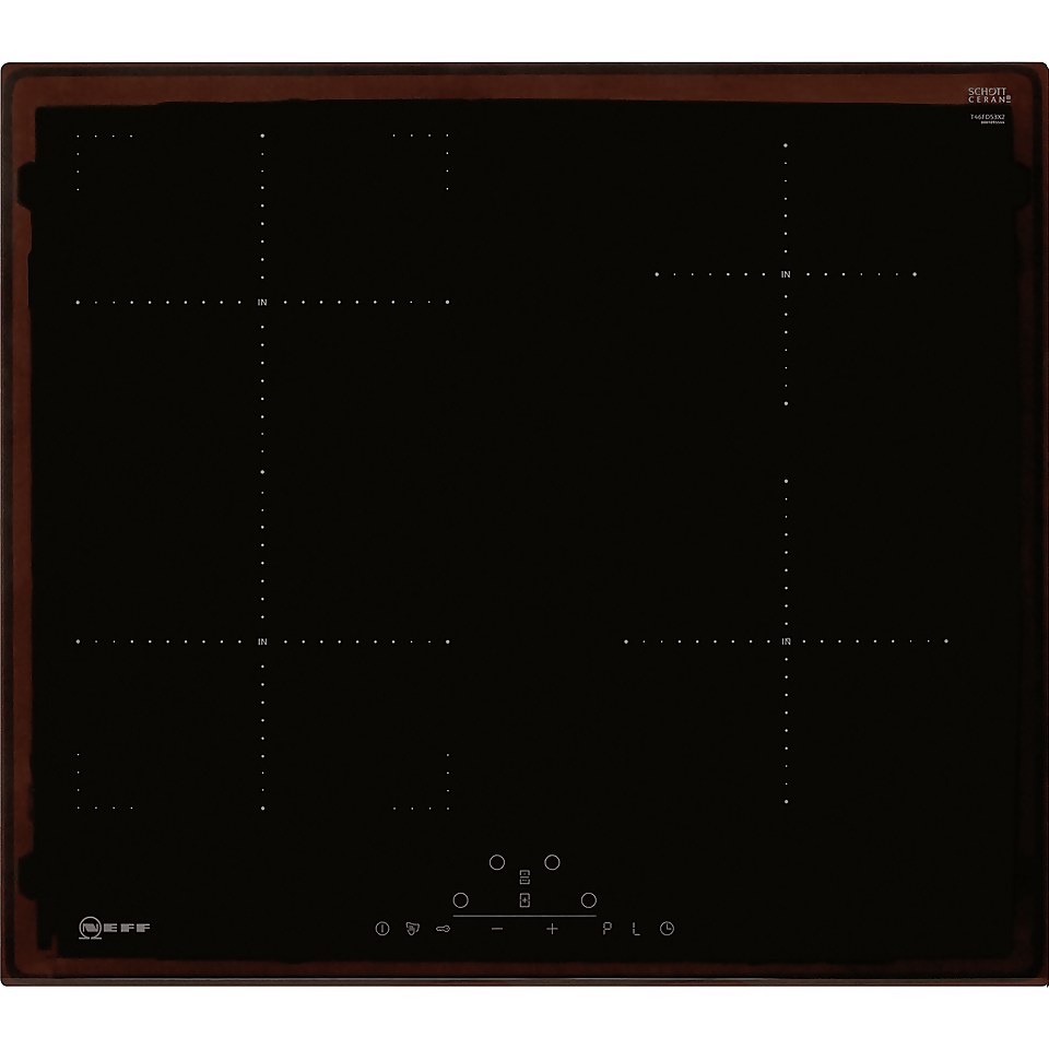 NEFF N70 T46FD53X2 59cm Induction Hob - Black | Homebase