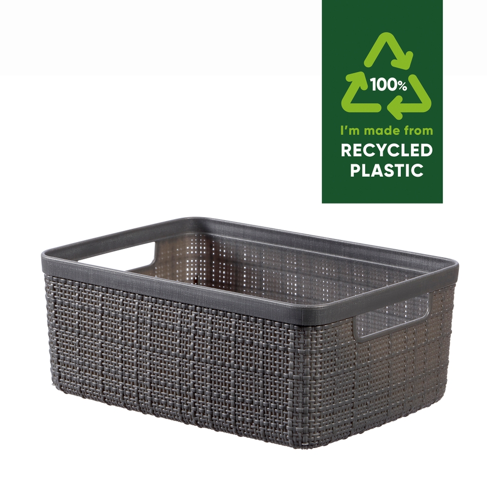 Curver Jute Small Storage Basket 5L at Marvin Wolbert blog