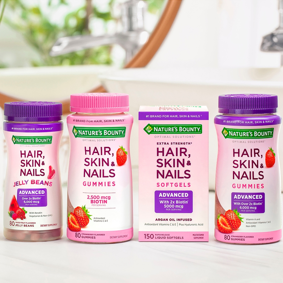 Nature s Bounty Hair Skin Nails Advanced Gummies