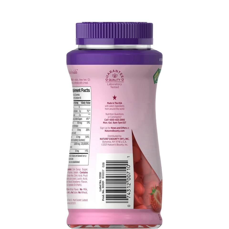 Nature's bounty hair skin and nails gummies store