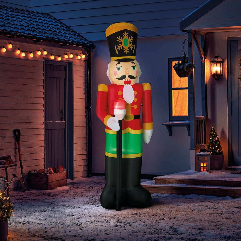 Inflatable Christmas Decorations Snowman Santa Homebase