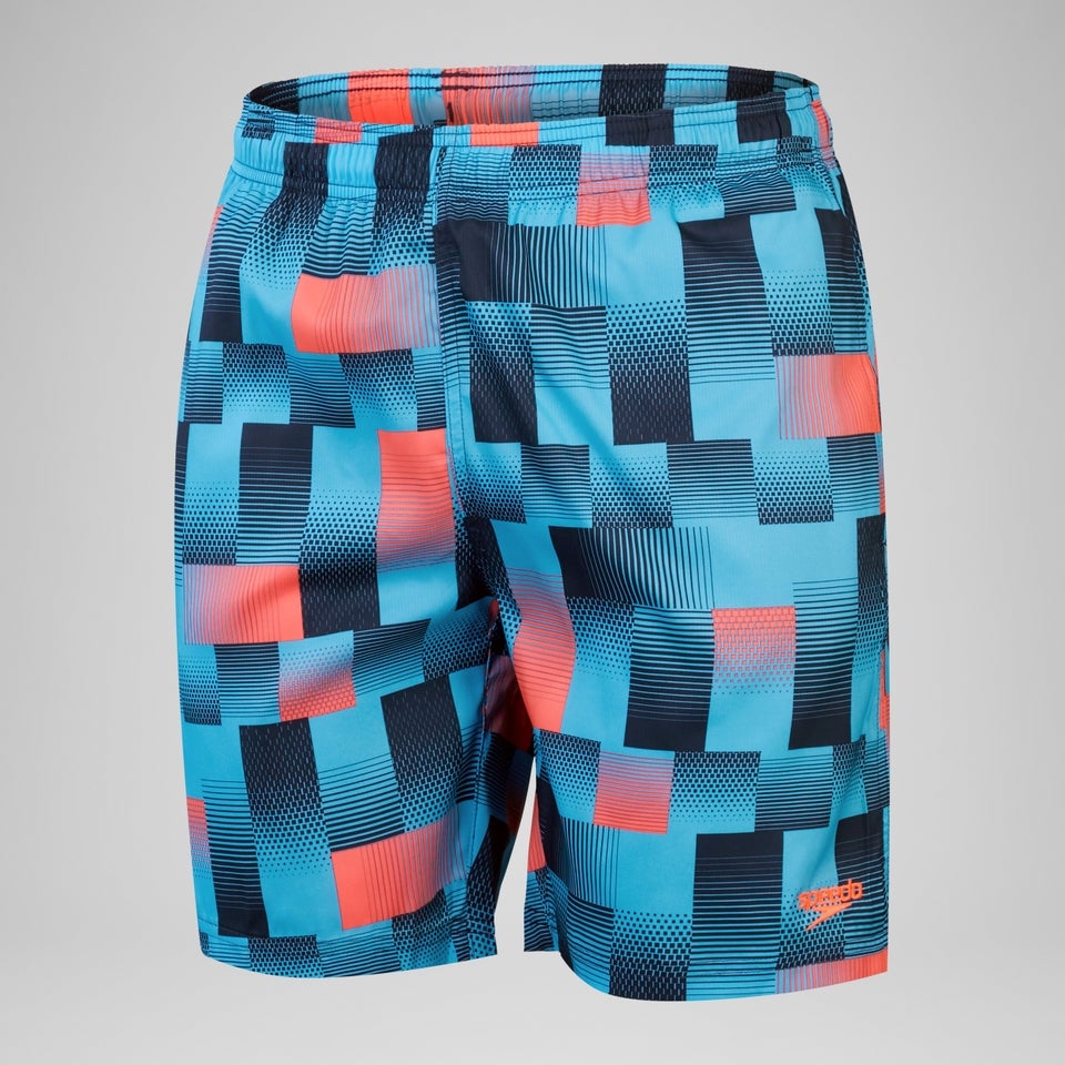 Men's Xpress Lite Allover 18" Swim Shorts Blue/Navy