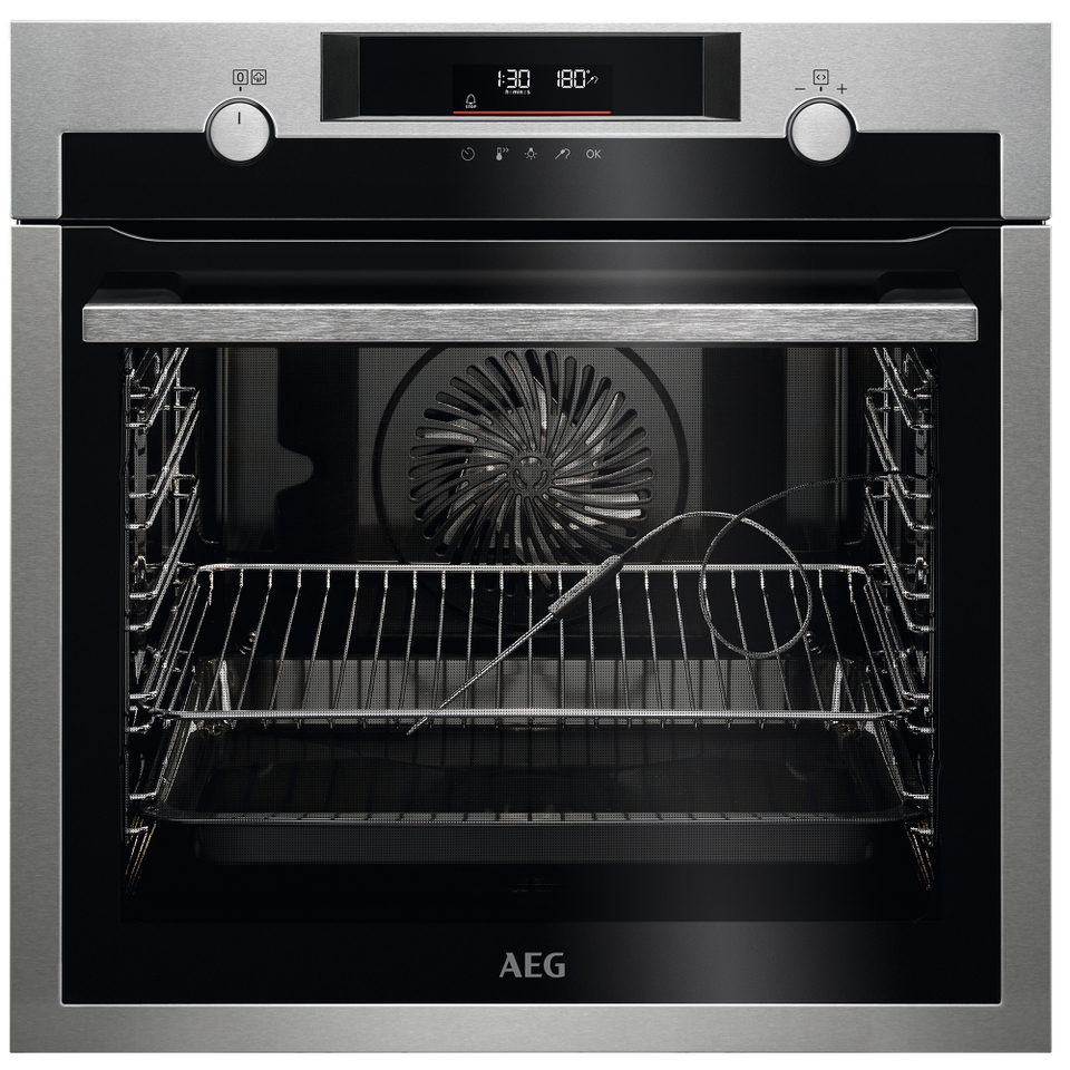 AEG Steambake BPE556060M Built In Electric Single Oven - Stainless ...