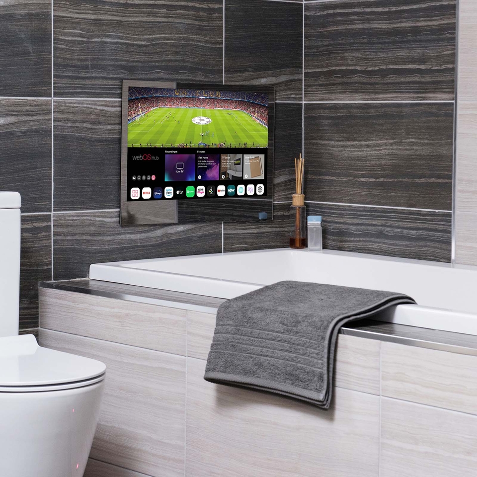 ProofVision 24inch Smart Bathroom TV with WebOS - Mirror | Homebase
