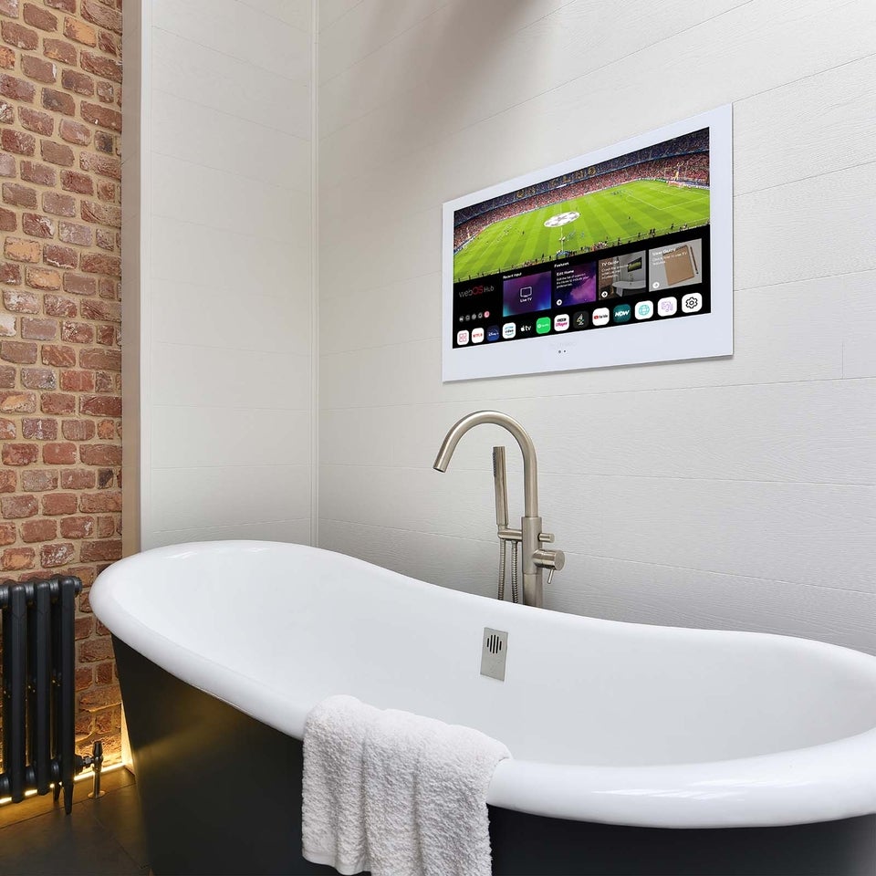 ProofVision 43inch Smart Bathroom TV with WebOS - White | Homebase