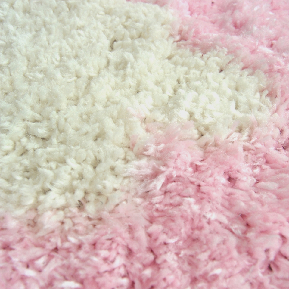 Snug Cloud Pink Rectangle Rug - 80x120cm | Homebase