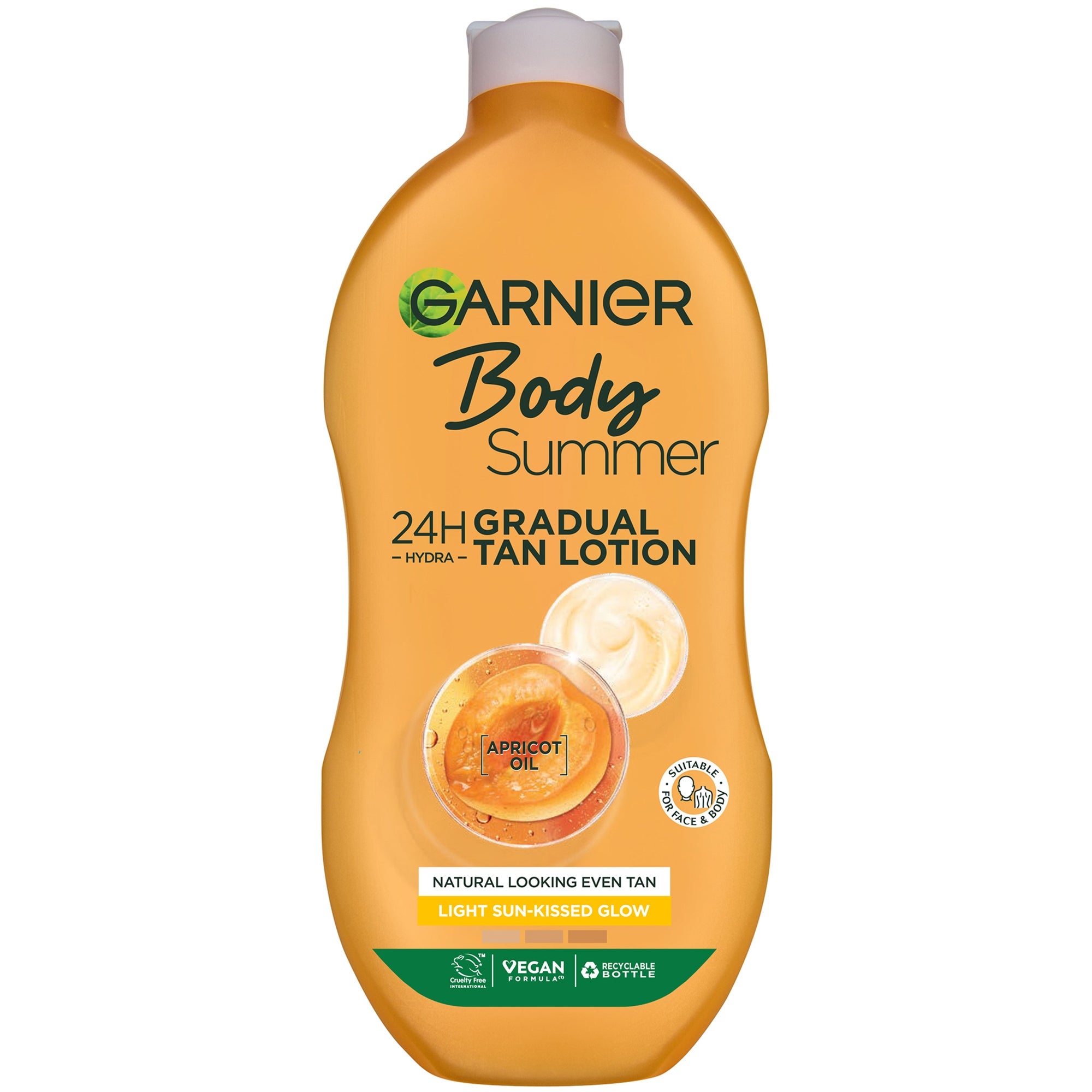 Garnier Summer Body Hydrating Gradual Tan Moisturiser Light 400ml ...