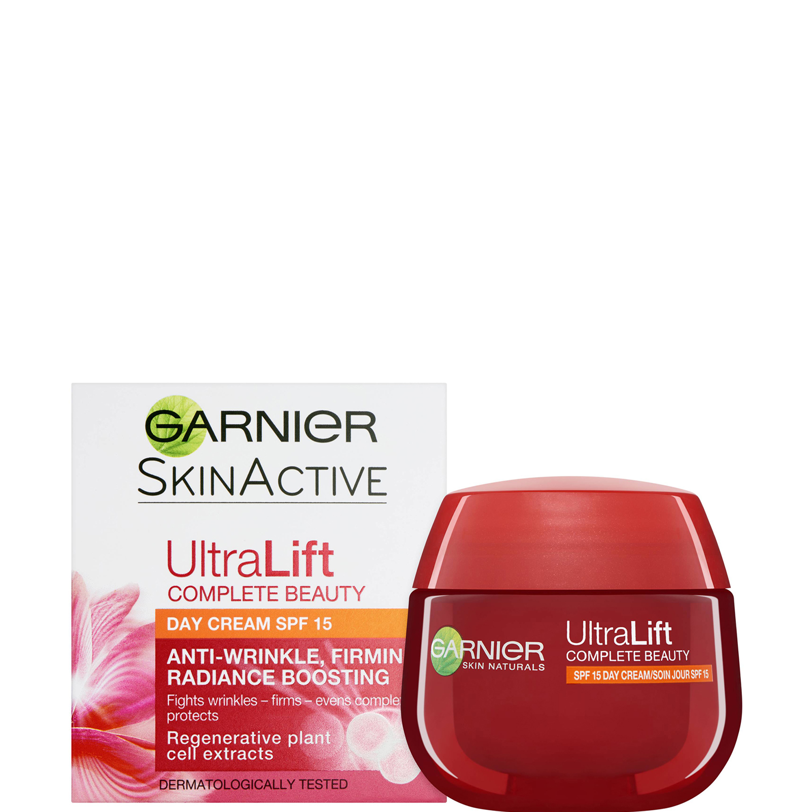 Garnier UltraLift Anti-Ageing SPF15 Day Cream 50ml | LOOKFANTASTIC