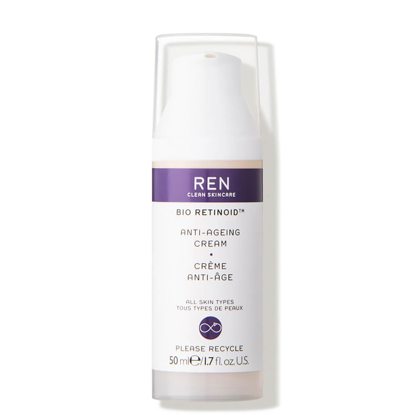 REN Bio Retinoid Anti-Ageing Cream 50ml | LOOKFANTASTIC