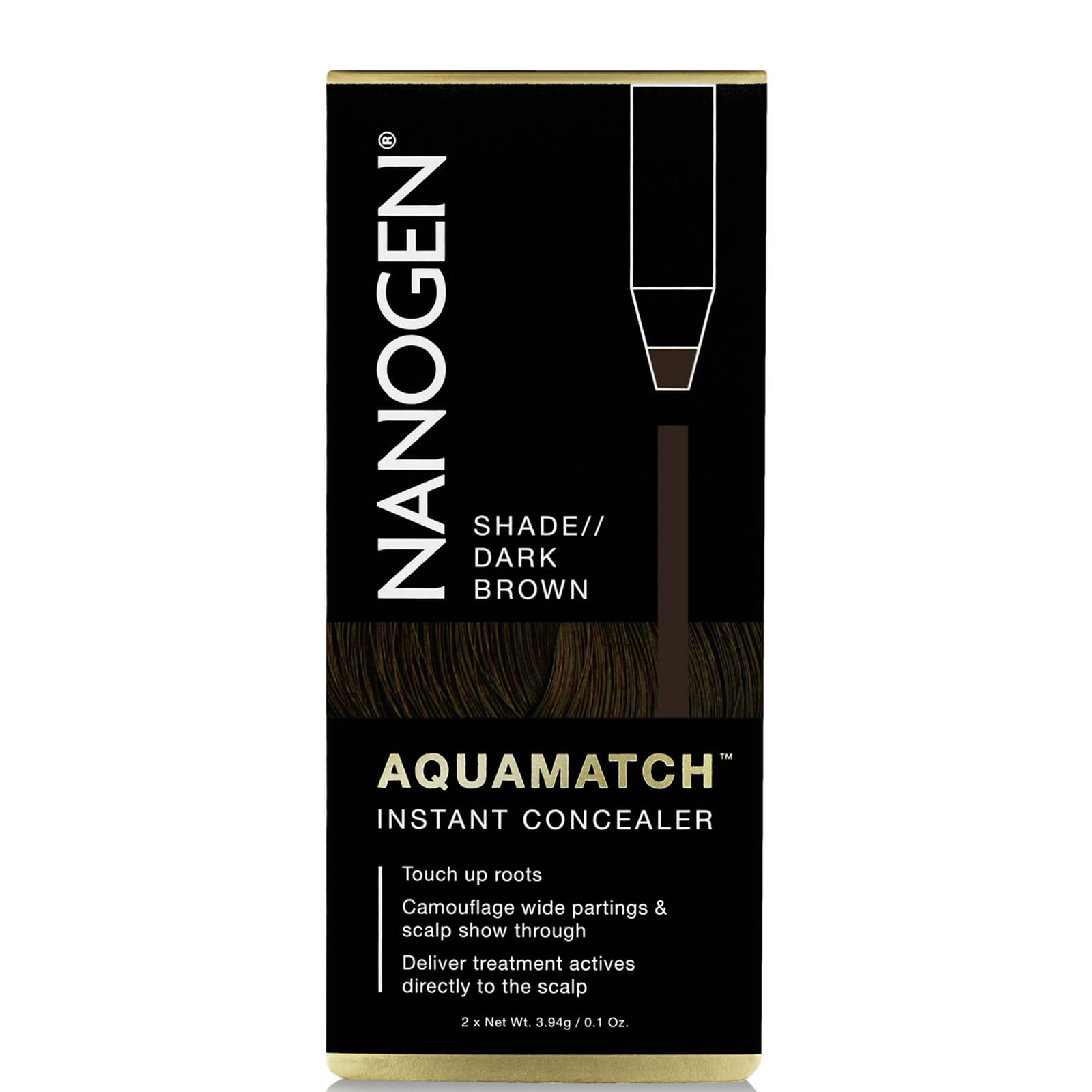 Nanogen Aquamatch Dark Brown (2x3.94g) | LOOKFANTASTIC