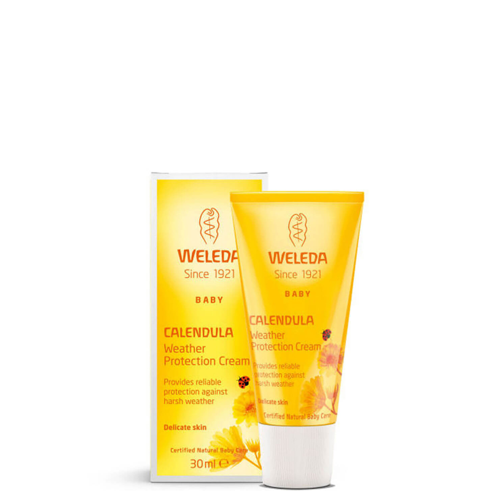 Weleda Calendula Skin Protection Balm 30ml | LOOKFANTASTIC