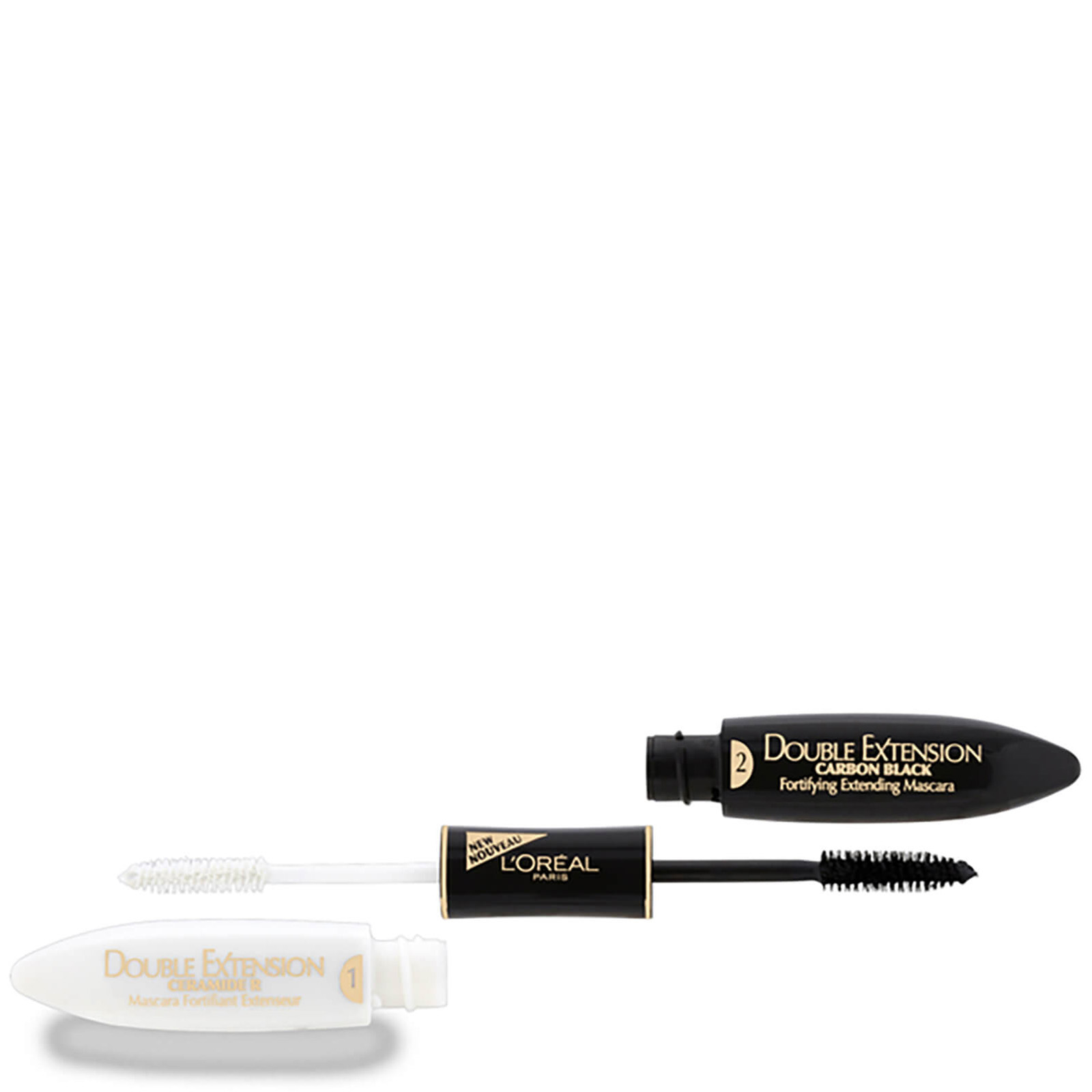L'Oréal Paris Double Extension Mascara - Carbon Black | LOOKFANTASTIC