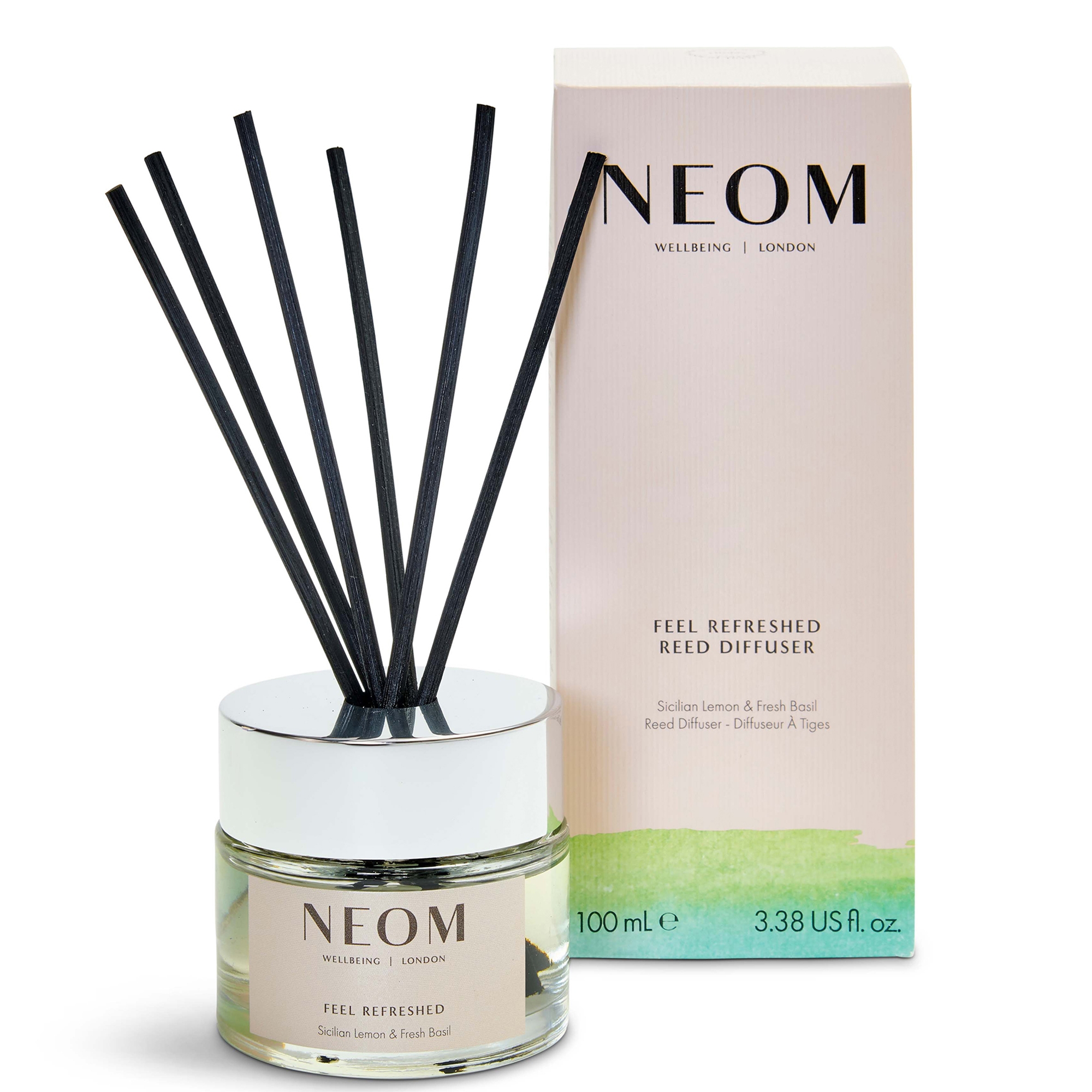 NEOM Organics Reed Diffuser: Feel Refreshed (100ml) | LOOKFANTASTIC
