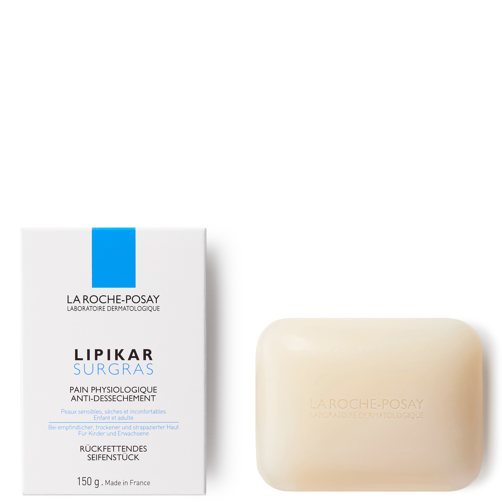 La Roche-Posay Lipikar Soap Cleansing Bar 150g | LOOKFANTASTIC