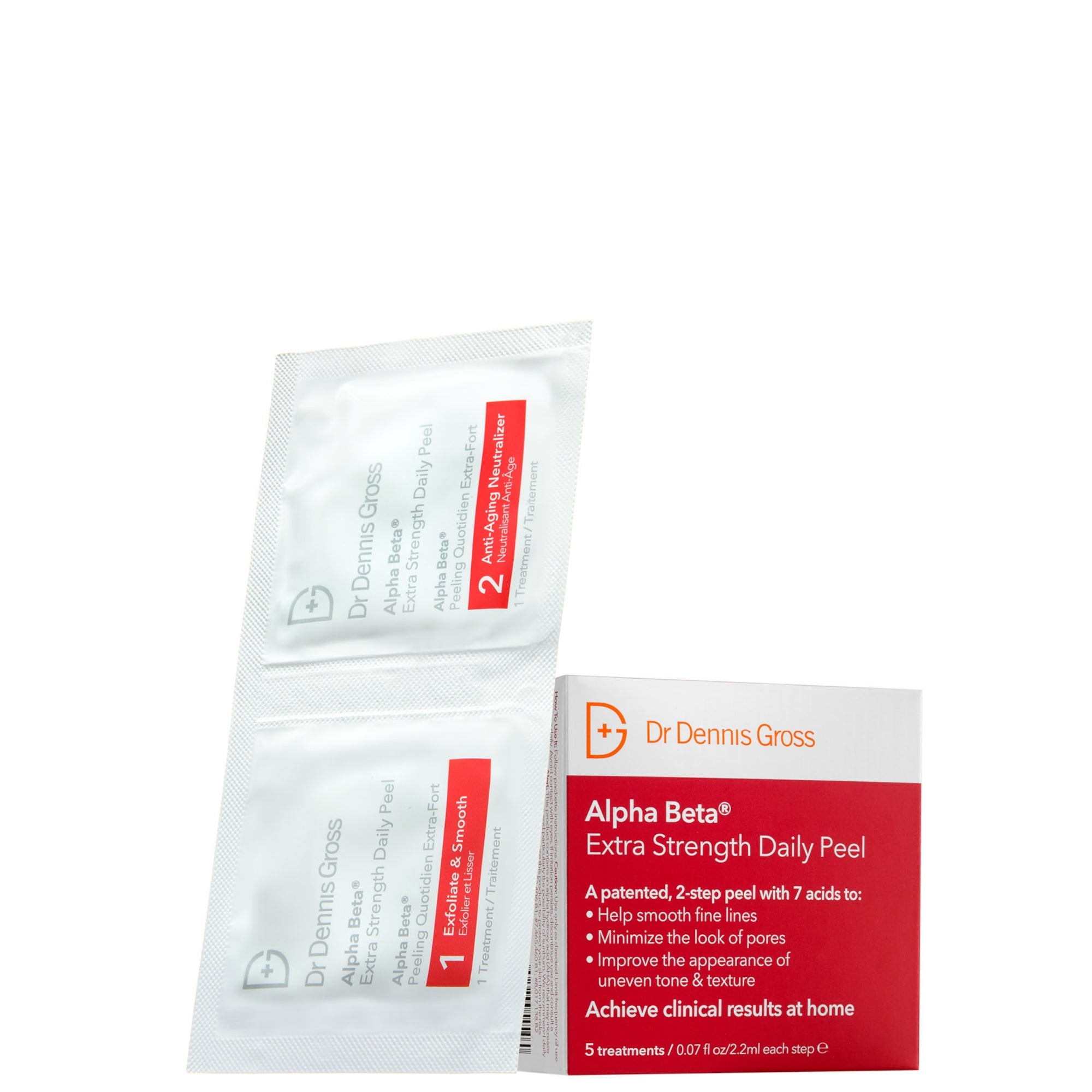 Peeling Original Dr Dennis Gross Alpha Beta (5 paquetes) | LOOKFANTASTIC