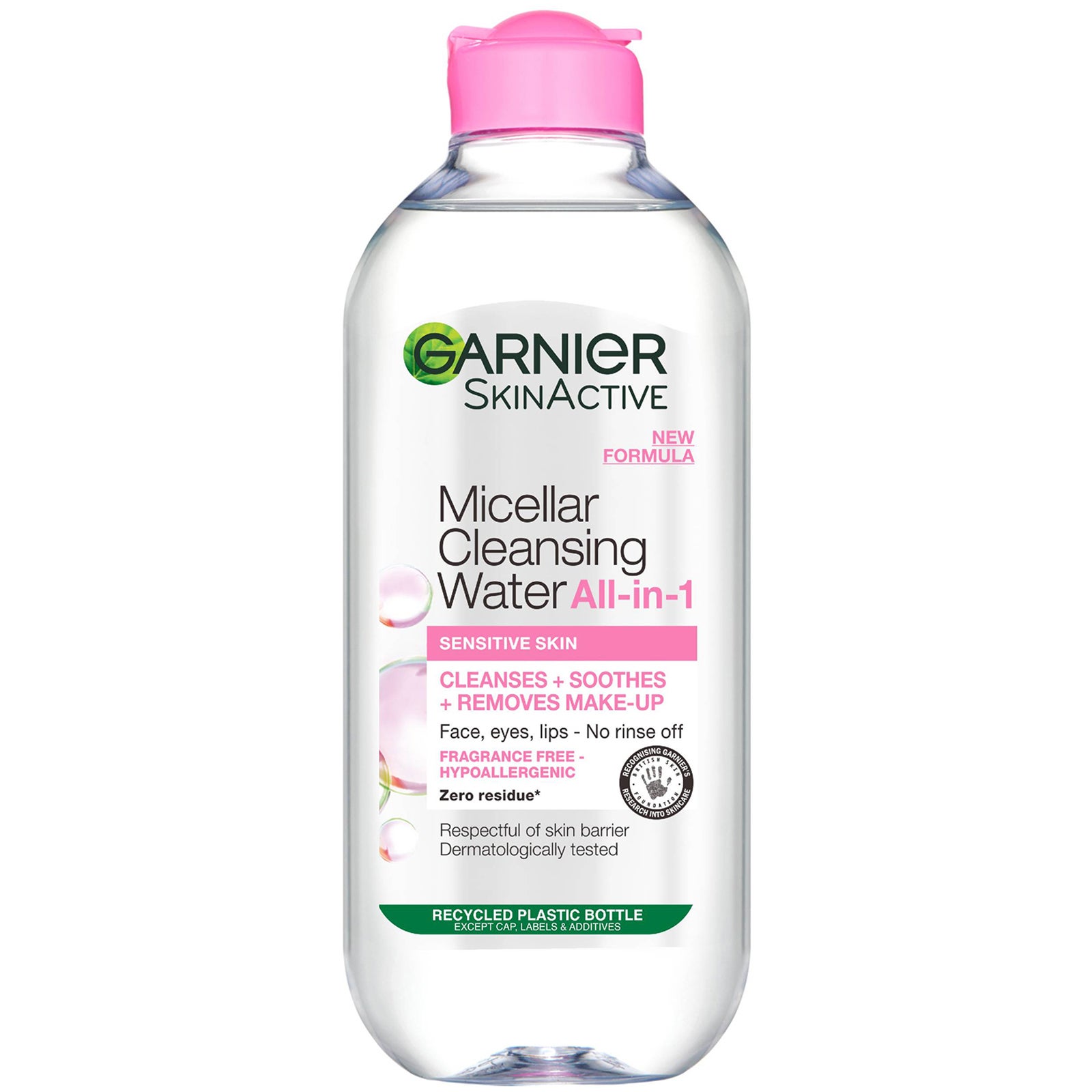 Garnier Micellar Water Facial Cleanser and Makeup Remover for Sensitive ...