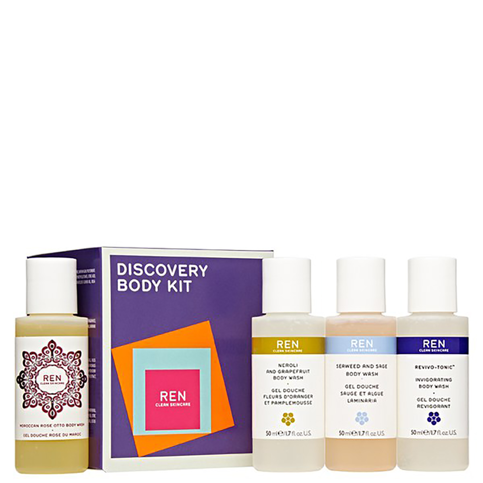 REN Mini Body Wash Gift Set | Cult Beauty