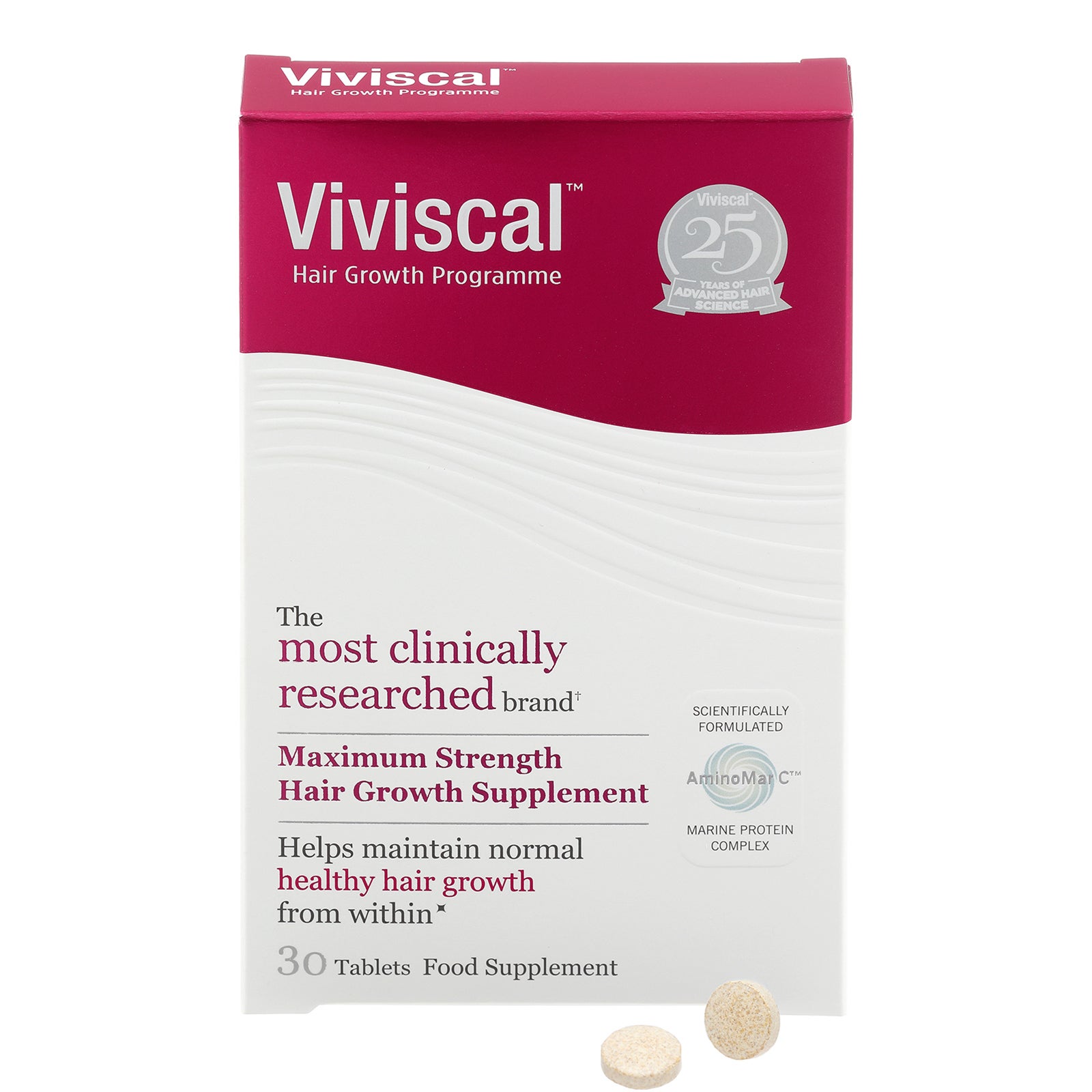 Viviscal Biotin and Zinc Hair Supplement Tablets for Women - 30 Tablets ...