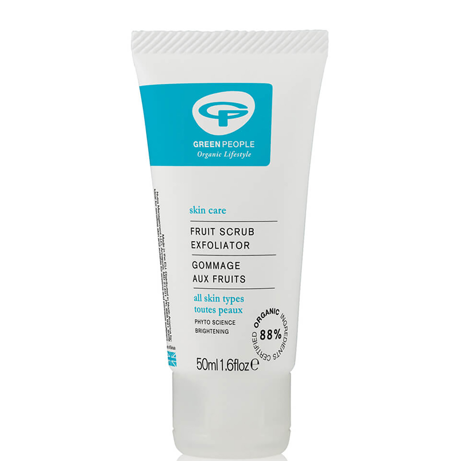 Green People Fruit Scrub Facial Exfoliator (50ml) | LOOKFANTASTIC
