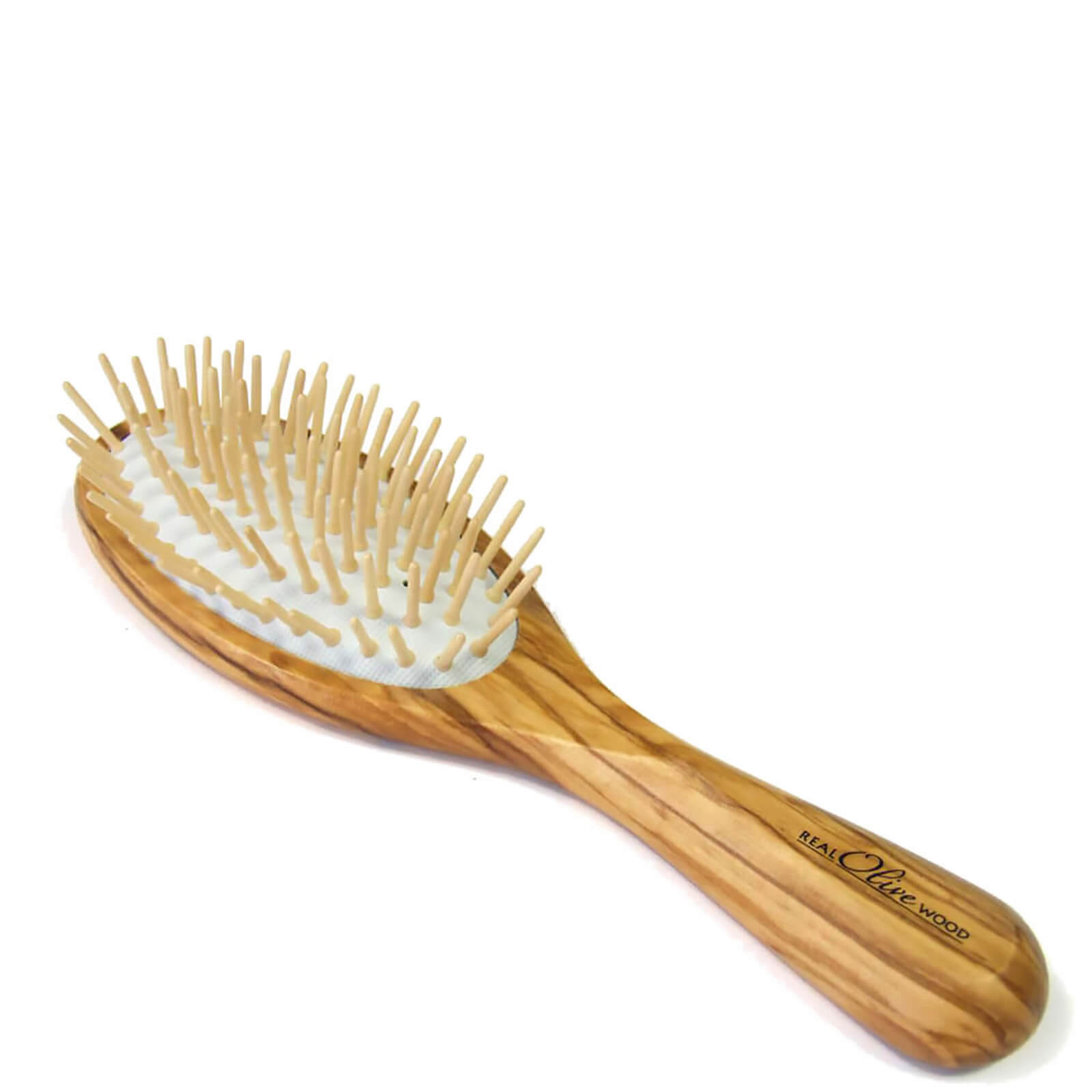 Hydrea London Olive Wood Anti Static Hair Brush | LOOKFANTASTIC