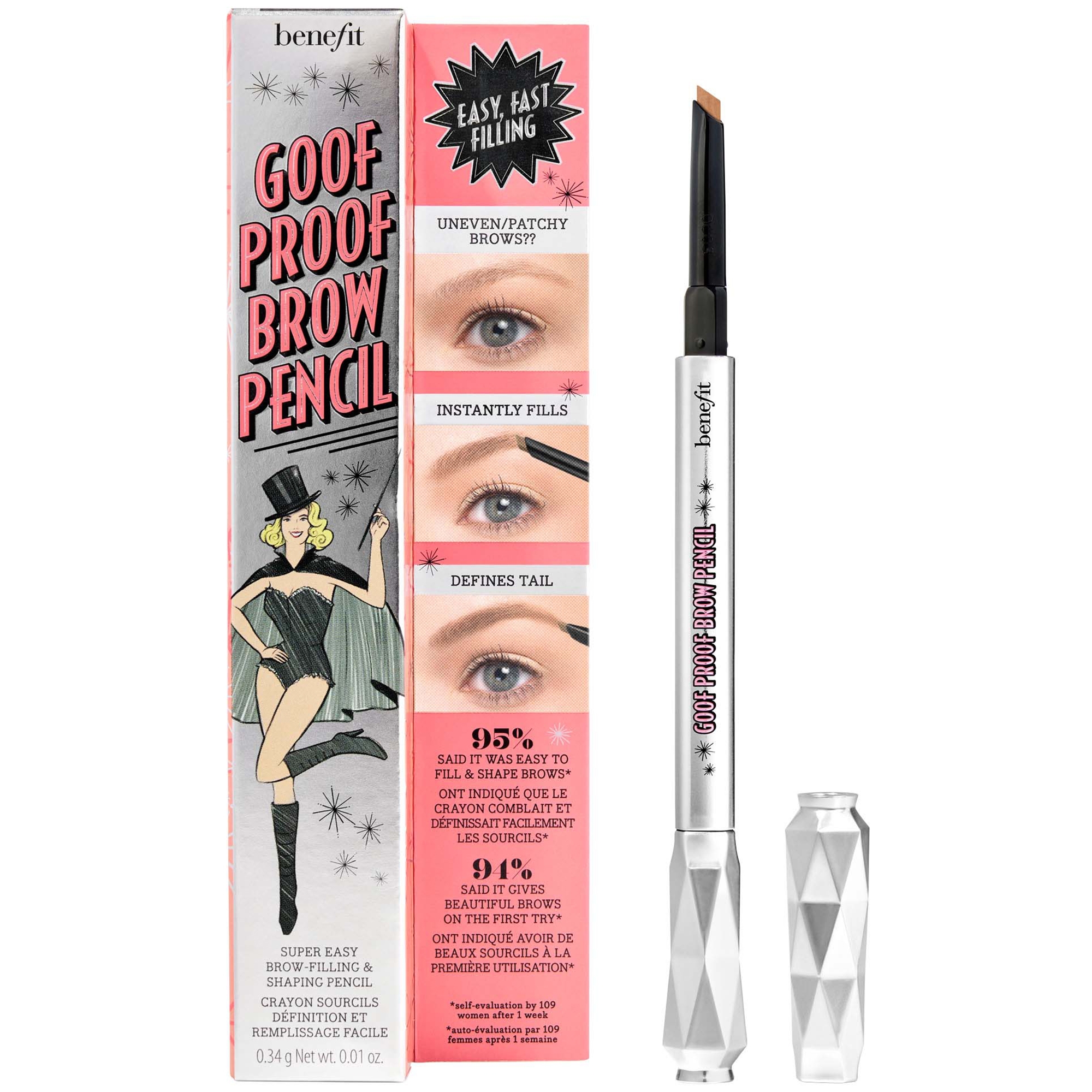 benefit Goof Proof Brow Pencil (Various Shades) | Cult Beauty