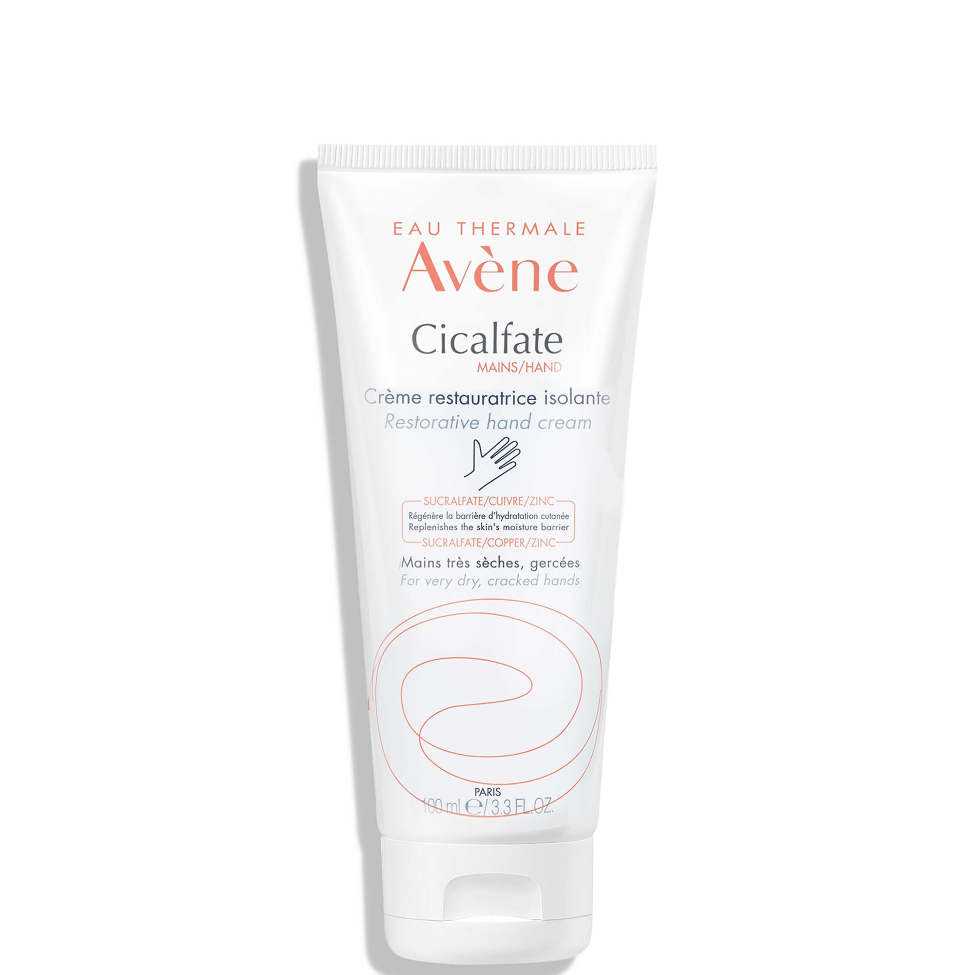 Avène Cicalfate Restorative Hand Cream for Very Dry Cracked Hands 100ml ...