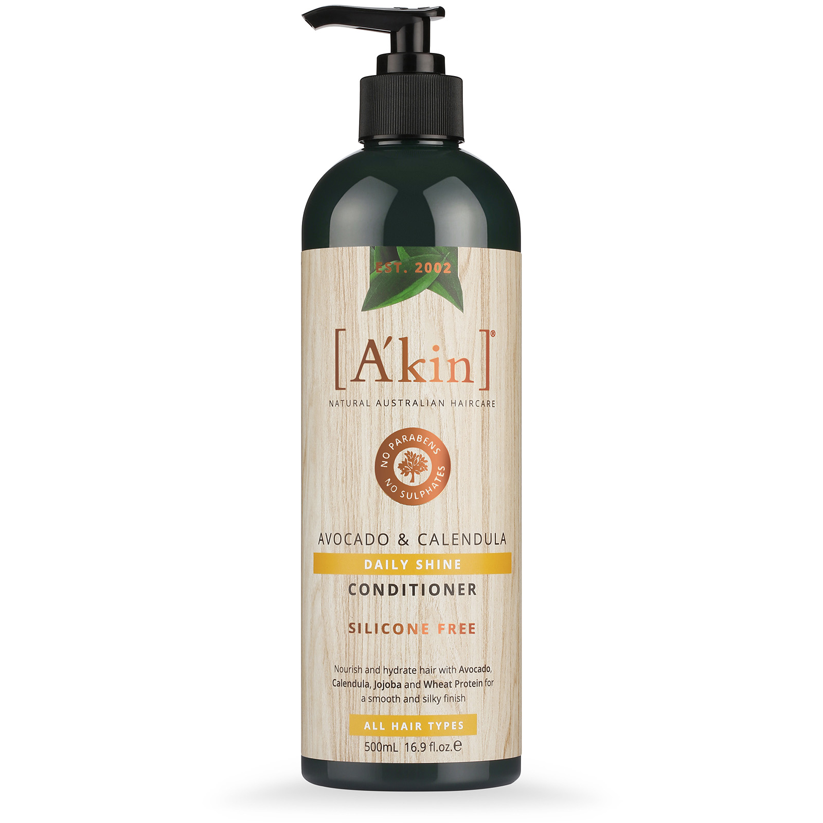 A'Kin Daily Shine Avocado & Calendula Conditioner 500ml | LOOKFANTASTIC