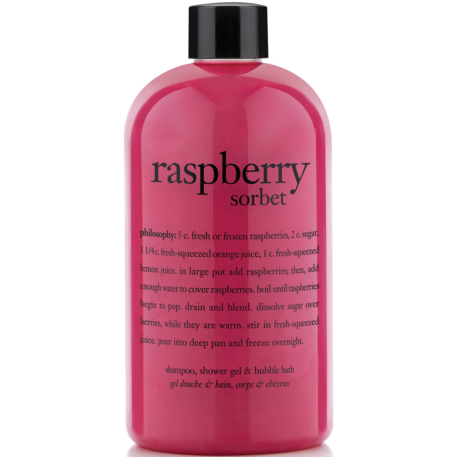 philosophy Raspberry Sorbet Shampoo, Bath & Shower Gel 480ml ...
