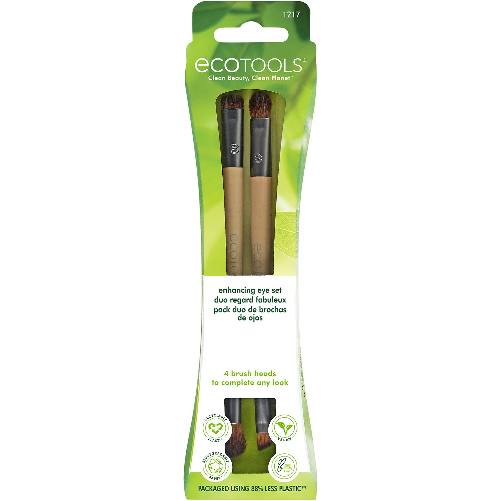EcoTools Enhancing Duo Brush Set | LOOKFANTASTIC