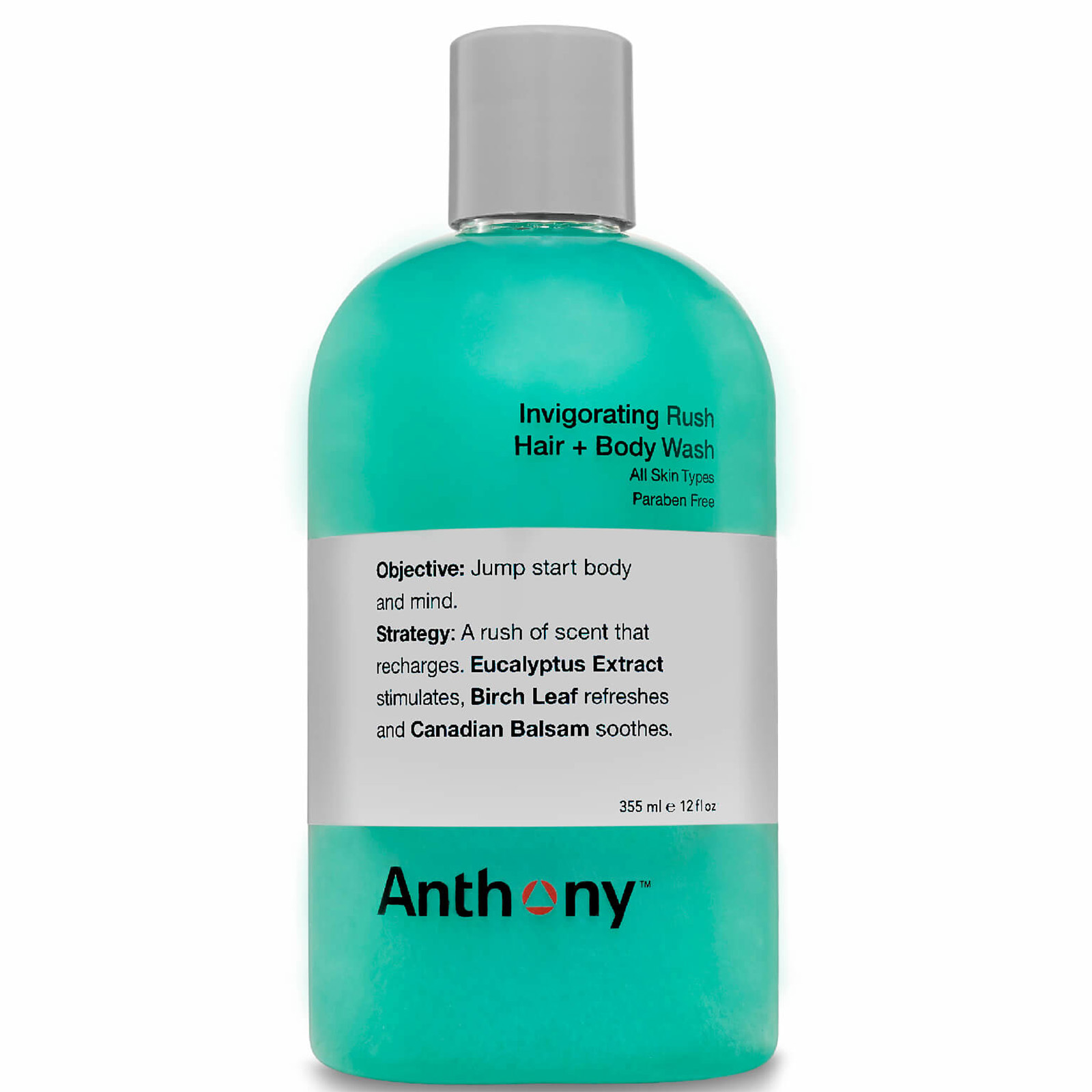 Anthony Invigorating Rush Hair and Body Wash 355ml | LOOKFANTASTIC