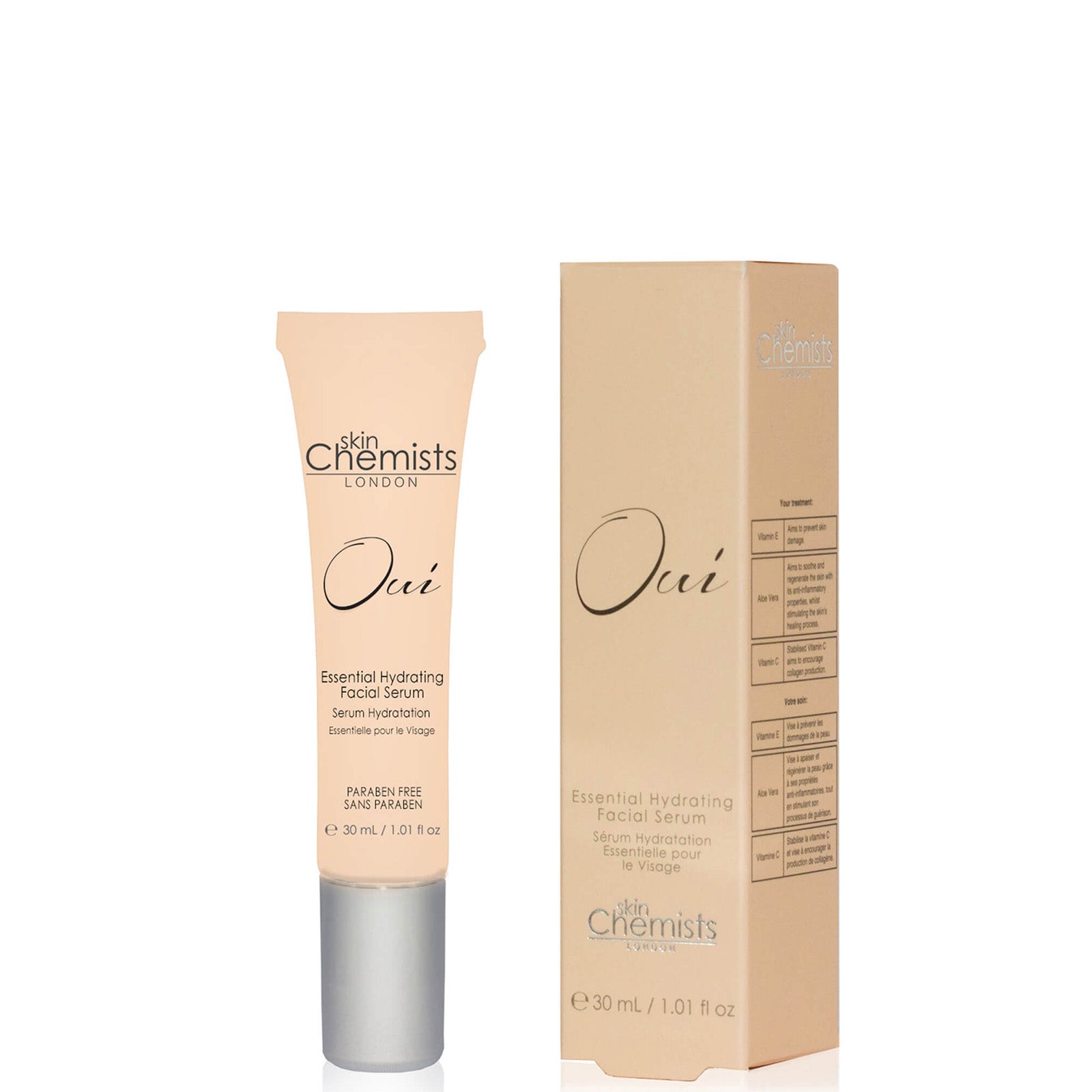 skinChemists Oui Essential Hydrating Facial Serum 30ml | LOOKFANTASTIC