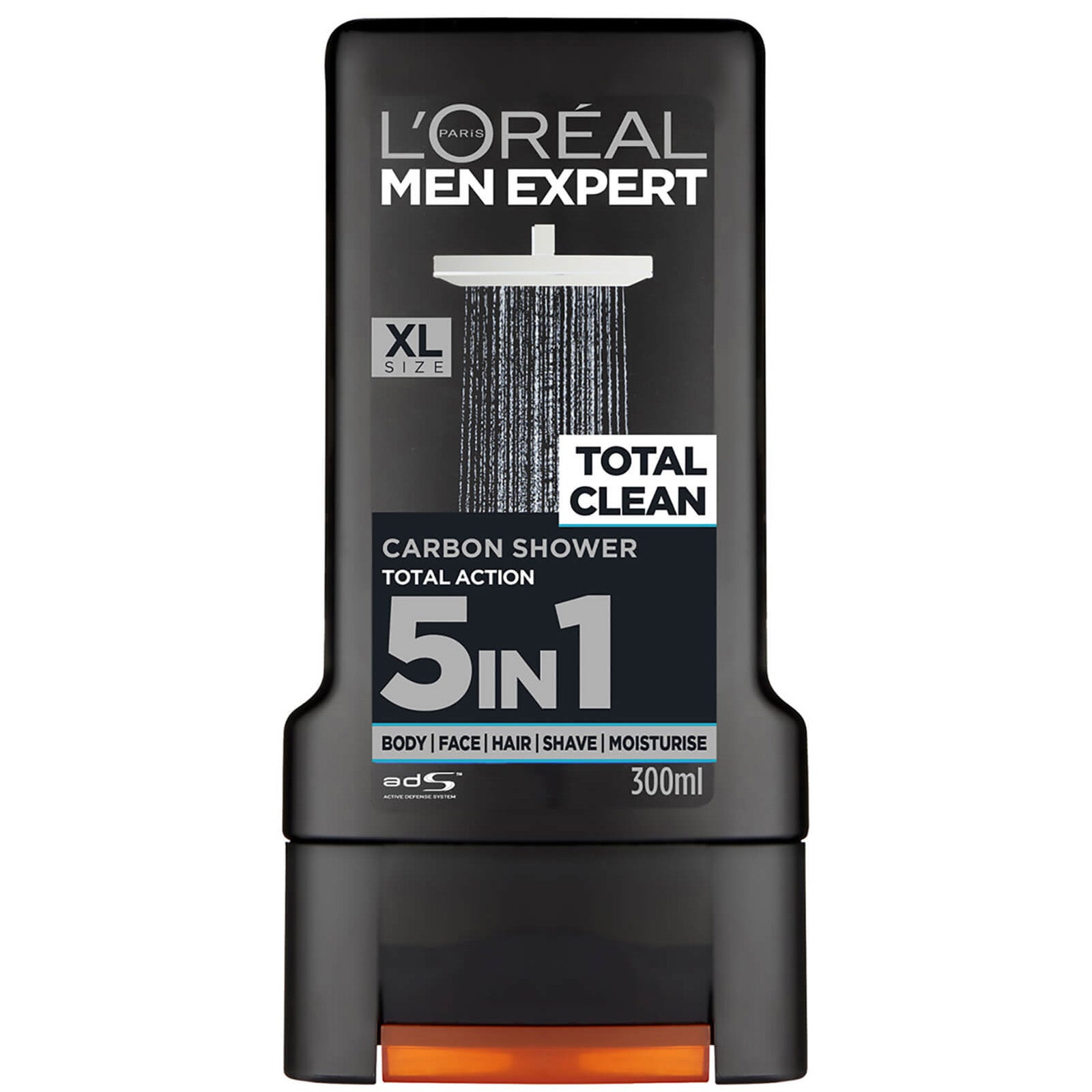 L'Oréal Paris Men Expert Total Clean Shower Gel 300ml | LOOKFANTASTIC