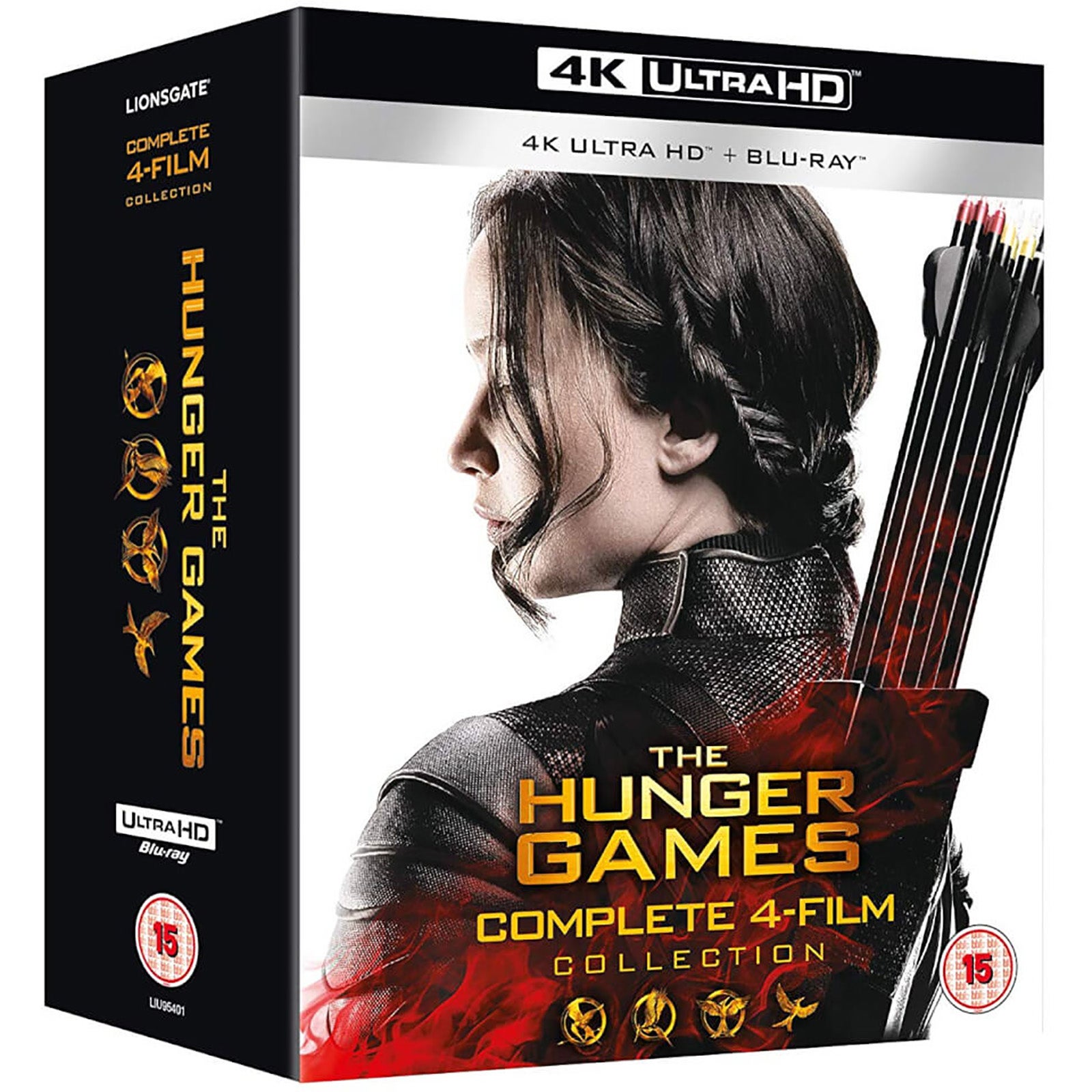 The Hunger Games Complete Collection - 4K Ultra HD | Zavvi UK
